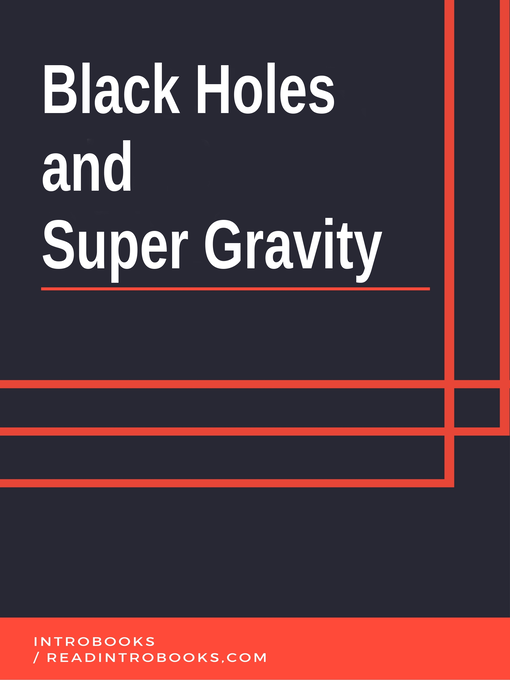 Libby - Black Holes and Super Gravity